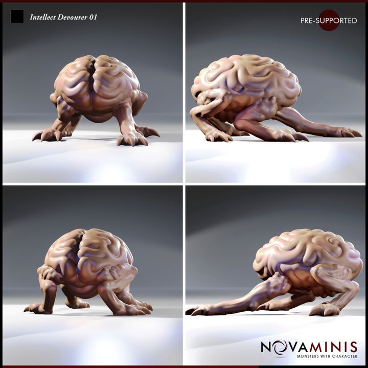 3D Printable Intellect Devourer 01 by NovaMinis